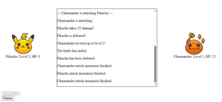 Creating a Pokemon-Inspired Game with Graphics and Animations ...